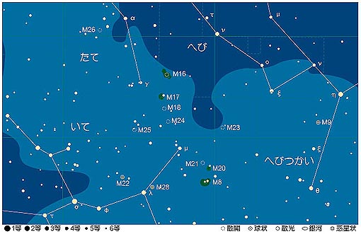 AstroArts - メシエ天体ガイド：M18